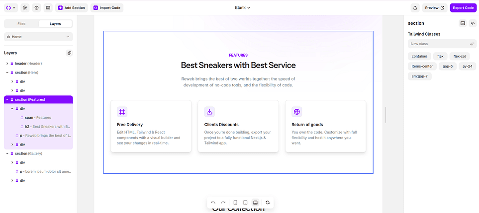 Introducing ReWeb: Next.js Front-End Visual Editor for Developers